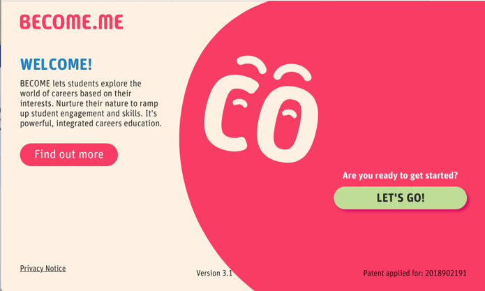 How do students log in to BECOME.ME?